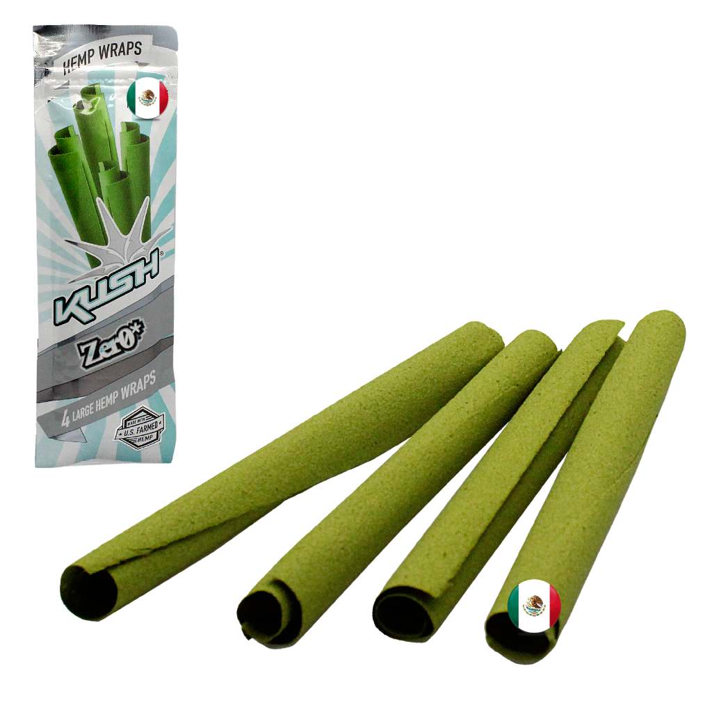Kush Hemp Wraps 4x + Filtros Zero – BluntWrapMexico