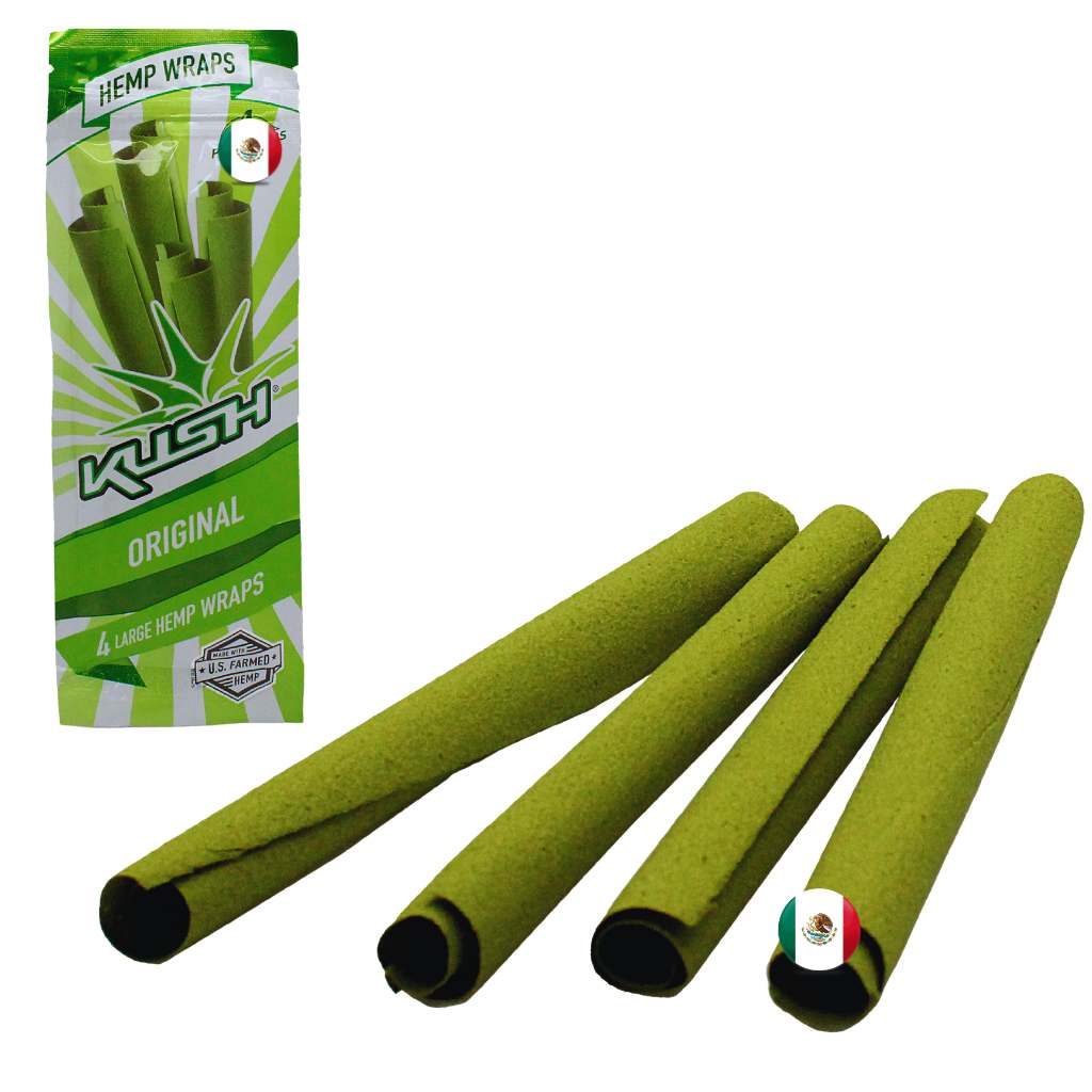 Kush Hemp Wraps 4x + Filtros Original – BluntWrapMexico